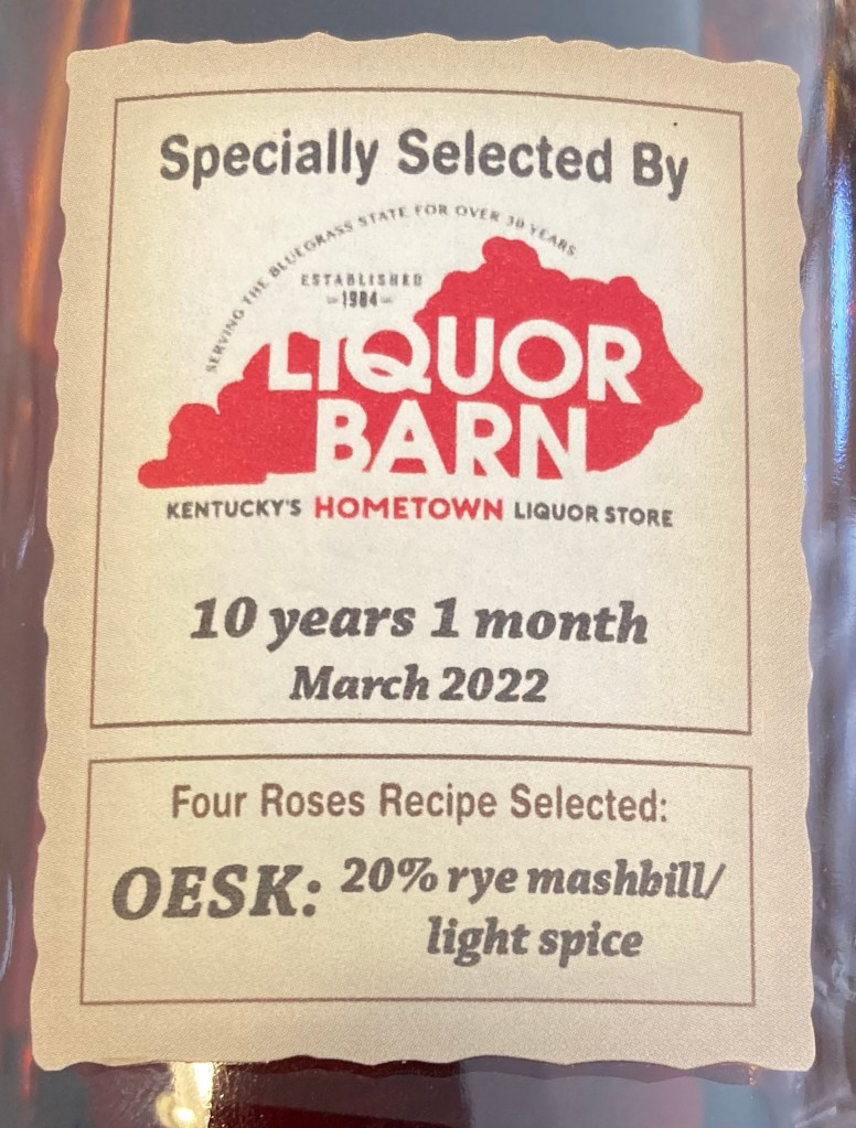 How To Read A Four Roses Label – Debonair Gentlemen