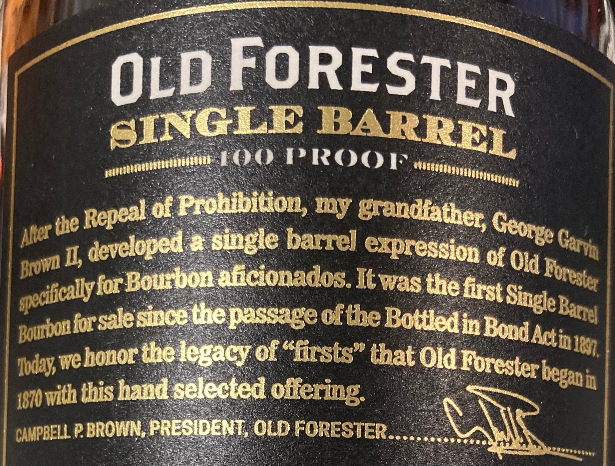 Old Forester Single Barrel 100 Proof In-Depth Review – Debonair Gentlemen
